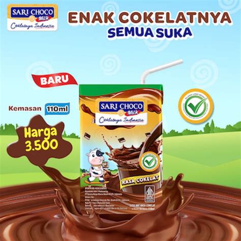 Jual Susu Uht Sari Choco Milk 110ml And 180ml Sari Roti Shopee Indonesia