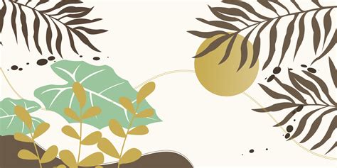 Brown Color Aesthetic Wallpaper Design With Floral Pattern Wall