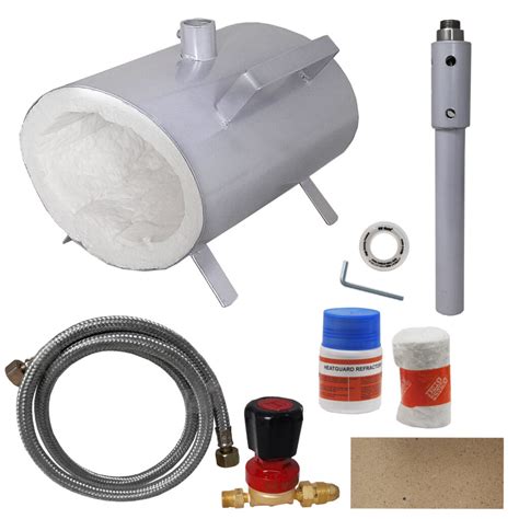 Febtech Propane Gas Forge Single Burner Portable Blacksmithing