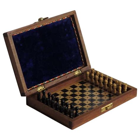 Miniature Chess Set 5 For Sale On 1stdibs Tiny Chess Set Miniature Chess Pieces Miniature