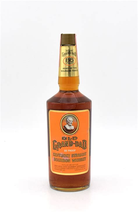 Old Grand Dad 86 Proof Kentucky Straight Bourbon 1975 Vintage
