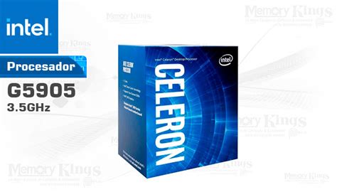 Procesador Intel Celeron G5905 3 5ghz 4mb 1200 Memory Kings Lo Mejor En Equipos De Computo Y