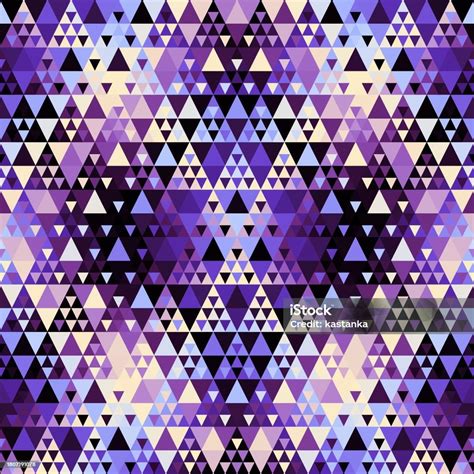 화려한 아즈텍 직물 벽지 및 가정 장식 추상적인 매끄러운 바둑판식 패턴입니다 삼각형 아즈텍 배경입니다 벡터 이미지입니다 3차원 형태에 대한 스톡 벡터 아트 및 기타 이미지