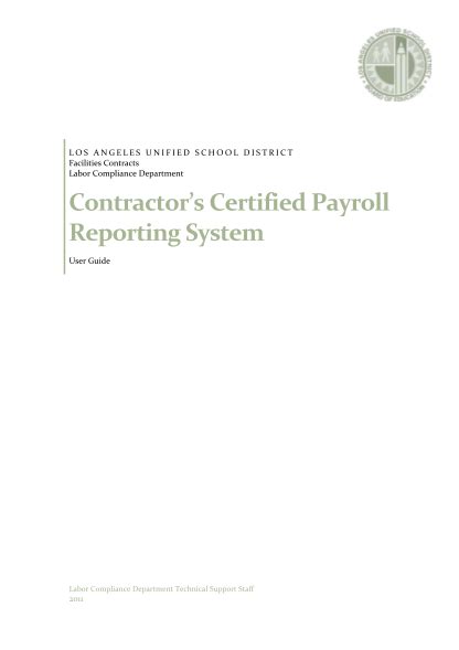 10 Certified Payroll Reporting Requirements Free To Edit Download And Print Cocodoc