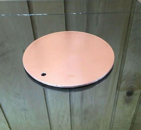 For 1 8” Thick Pure Copper Heat Diffuser 6” Circle Stove Topper Defrost Plate Home