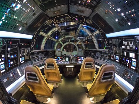 Millennium Falcon Cockpit View In Hyper Speed Wall Decal Rekawallstreet
