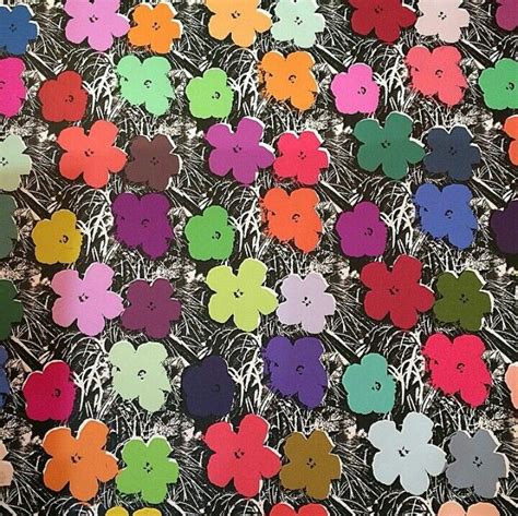 Andy Warhol Flowers Print Patterns