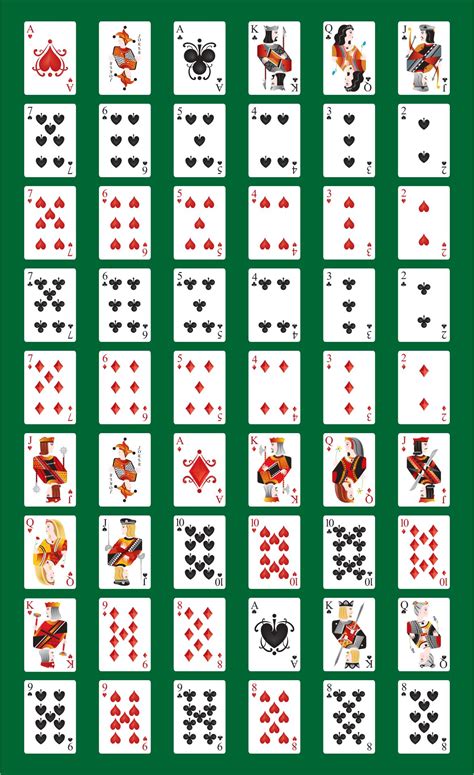Deck Of Cards Printable