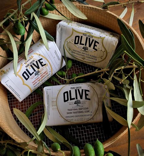 Pure Greek Olive Traditional Soap Olive Blossom Korres Uk