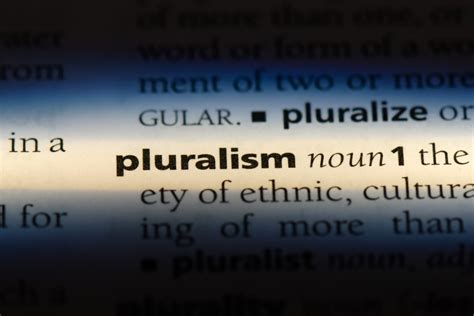 Pluralism Lets Us Live Together With Profound Differences George W