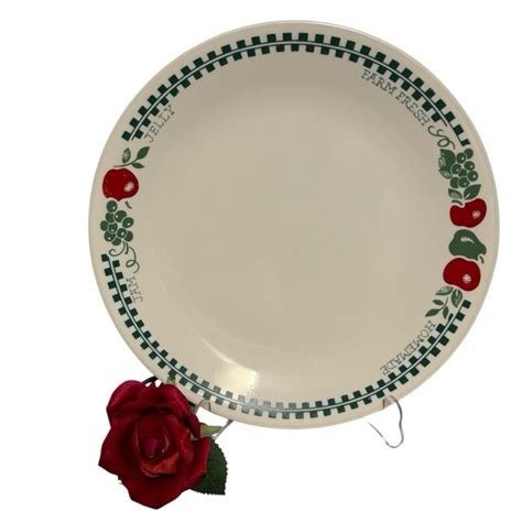 Corelle Dining Corelle Dinner Plate From The Farm Fresh Apples Pattern 5 Made In Usa Read