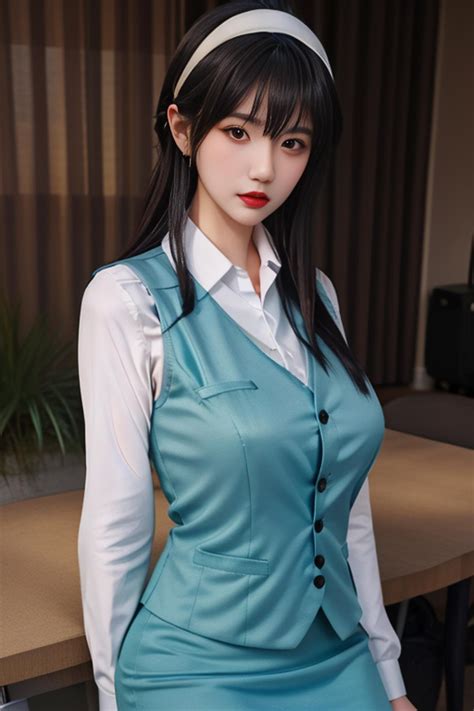 Yor Office Suit 约尔的工作制服 约尔的制服v20 Stable Diffusion Lora Civitai