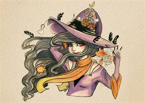 Windy Witch By Anchaart On Deviantart