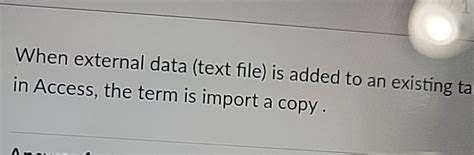 Solved When External Data Text File ﻿is Added To An