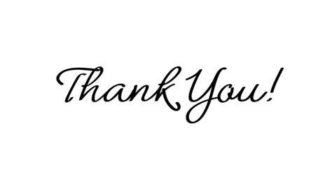Thank You Font Style
