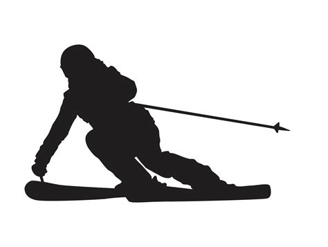 Freestyle Ski Silhouette