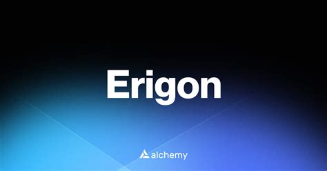 Erigon Infrastructure Tools Alchemy