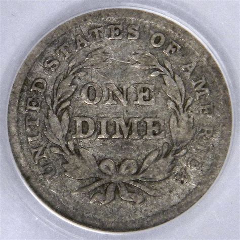 1837 Seated Liberty Dime No Stars Large Date Original 3 Letters