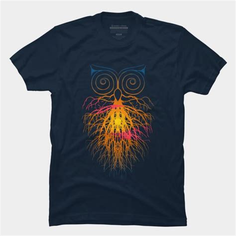 Farewell Hümans Owl Sun Shirt Design Owl And Eagle T Shirt Design