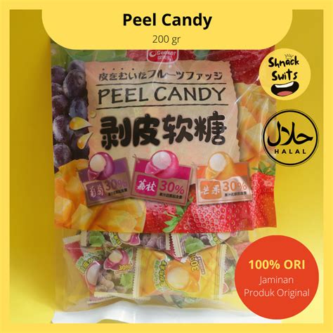 Jual Peel Jelly Candy Permen Viral Tiktok Jeli Aneka Rasa Peel Candy Shopee Indonesia