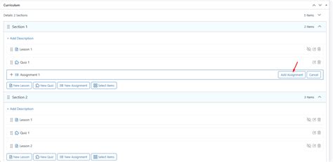Assignments Add On For Learnpress How To Create Assignment