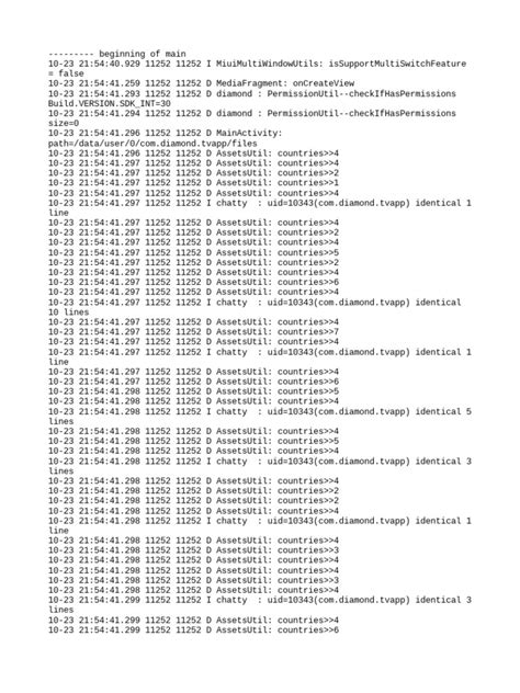 Logcat Pdf Java Programming Language Android Operating System
