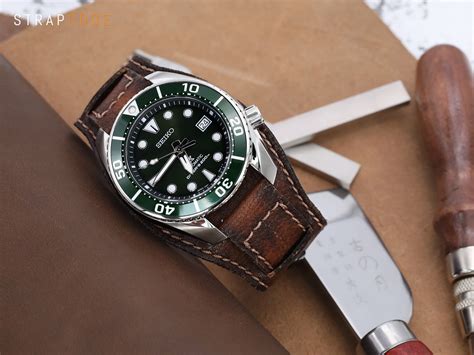 Seiko Sumo Genuine Leather Watch Straps Strapcode