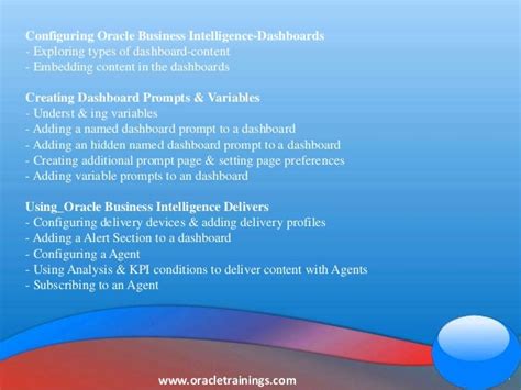 Obiee Training Oracle Bi Tutorials For Beginners