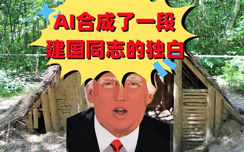 Ai技术合成的一段建国同志卡通形象的独白 Bilibilib站无水印视频解析——yiuios易柚斯