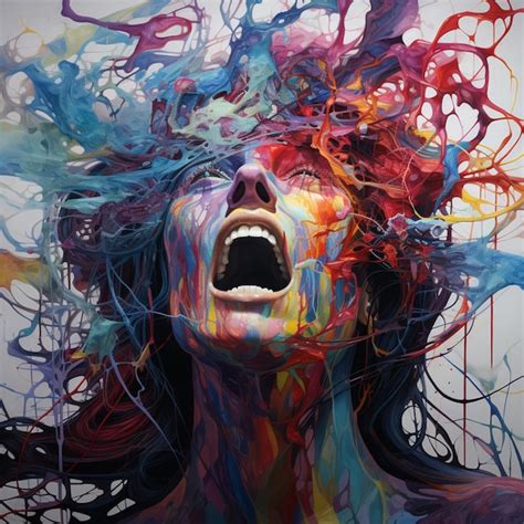 Abstract Expressions Of The Collective Human Experience Premium Ai