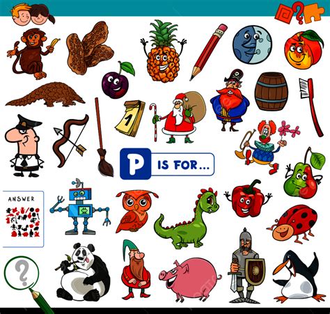 Ilustración De Dibujos Animados De Encontrar Una Imagen Que Comience