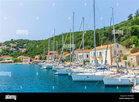 Kioni Ithaca Greece 01 July 2023 The Pretty Port Of Kioni On The