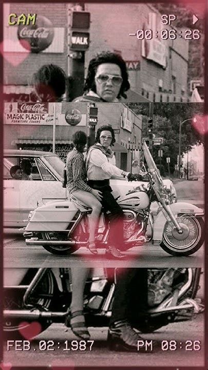 Elvis Presley And Mary Kathleen Selph Riding Around Mempis Shorts