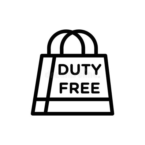 Duty Free Icon Stock Vector Illustration Of Graphic 330178991