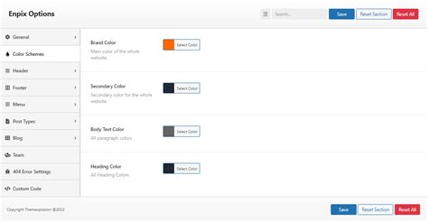 Color Schemes Themexplosion Docs