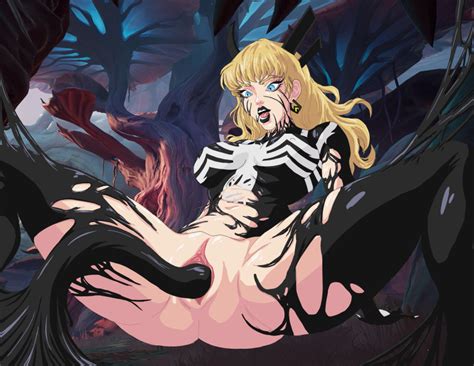 Rule 34 1girls 2d Asdasfacksas Artist Black Lipstick Blonde Hair Blue Eyes Female Female