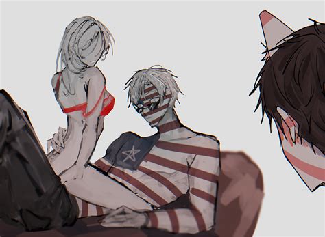 Post America Countryhumans Japan USA Yoi