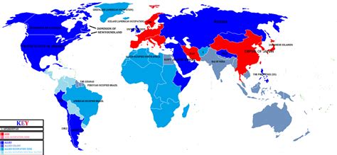 Axis Powers Map Ww2
