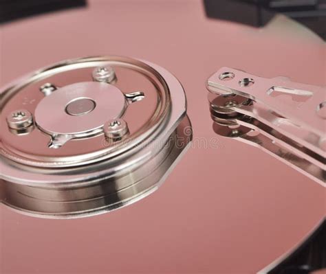 Disassembled Hard Disk Drive Stock Image Image Of Computer Spin
