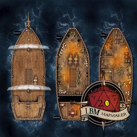 Ships Map Pack Internal And External View Roll20 Marketplace