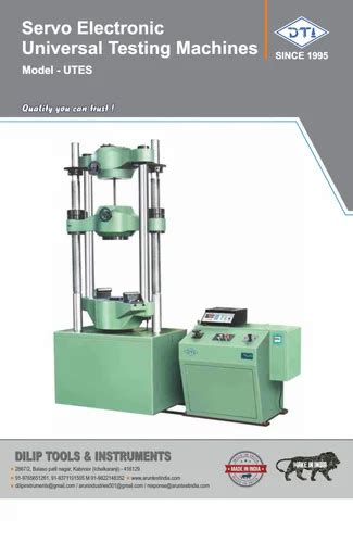 Servo Controlled Universal Testing Machine Digital For Industrial