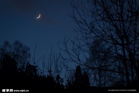 月夜摄影图 自然风景 自然景观 摄影图库 昵图网