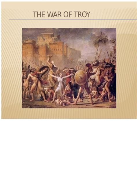 The Trojan War Causes And Events Pdf Trojan War Agamemnon