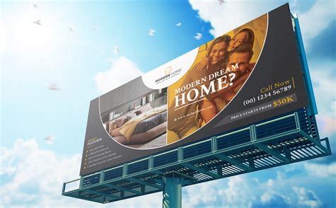 Real Estate Billboard Creative Black Real Estate Billboard Design