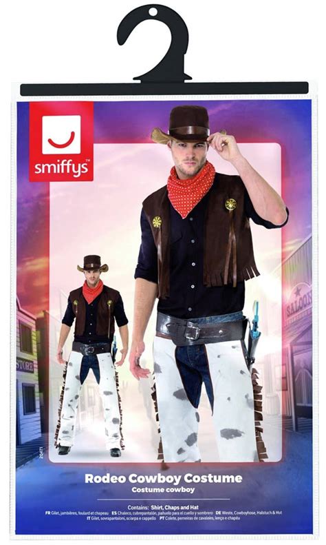 Texan Rodeo Cowboy Dress Up Costume Mens Texas Cowboy Costume