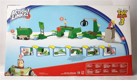 Toy Story 3 Junkyard Escape Stunt Set Action Links Playset Mattel New