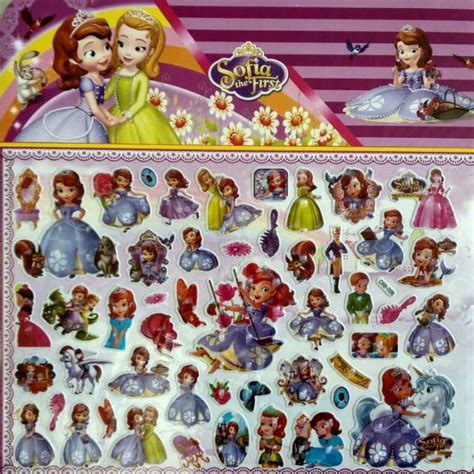 Jual Sticker Timbul Sofia Jumbo 38x26cm Shopee Indonesia