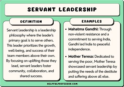 Servant Leadership Examples Servant Leadership And Situational