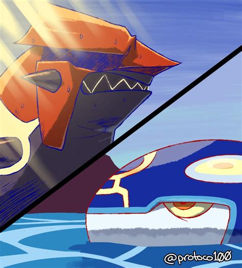Groudon Vs Kyogre Comic