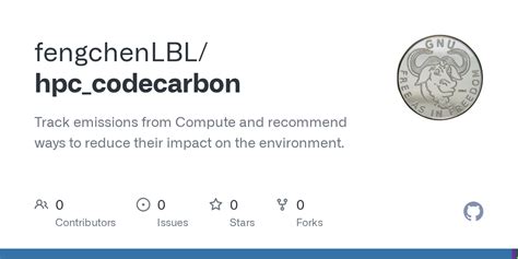 Github Fengchenlblhpccodecarbon Track Emissions From Compute And